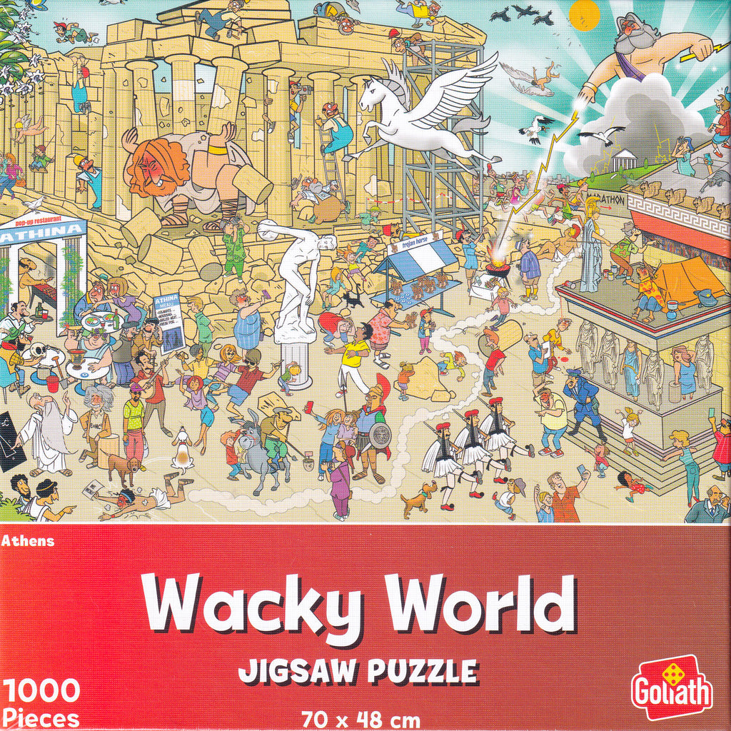 Wacky World - Athens 1000 Piece Jigsaw Puzzle | I Love Puzzles