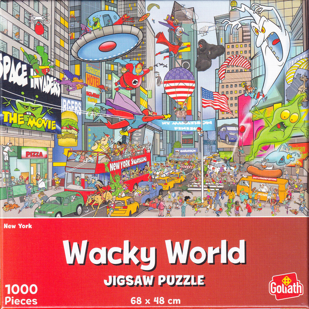 Wacky World - New York 1000 Piece Jigsaw Puzzle | I Love Puzzles