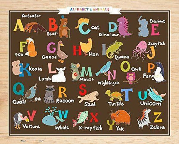 Pintoo - Alphabet & Animals Plastic Jigsaw Puzzle (80 Pieces) | I Love ...