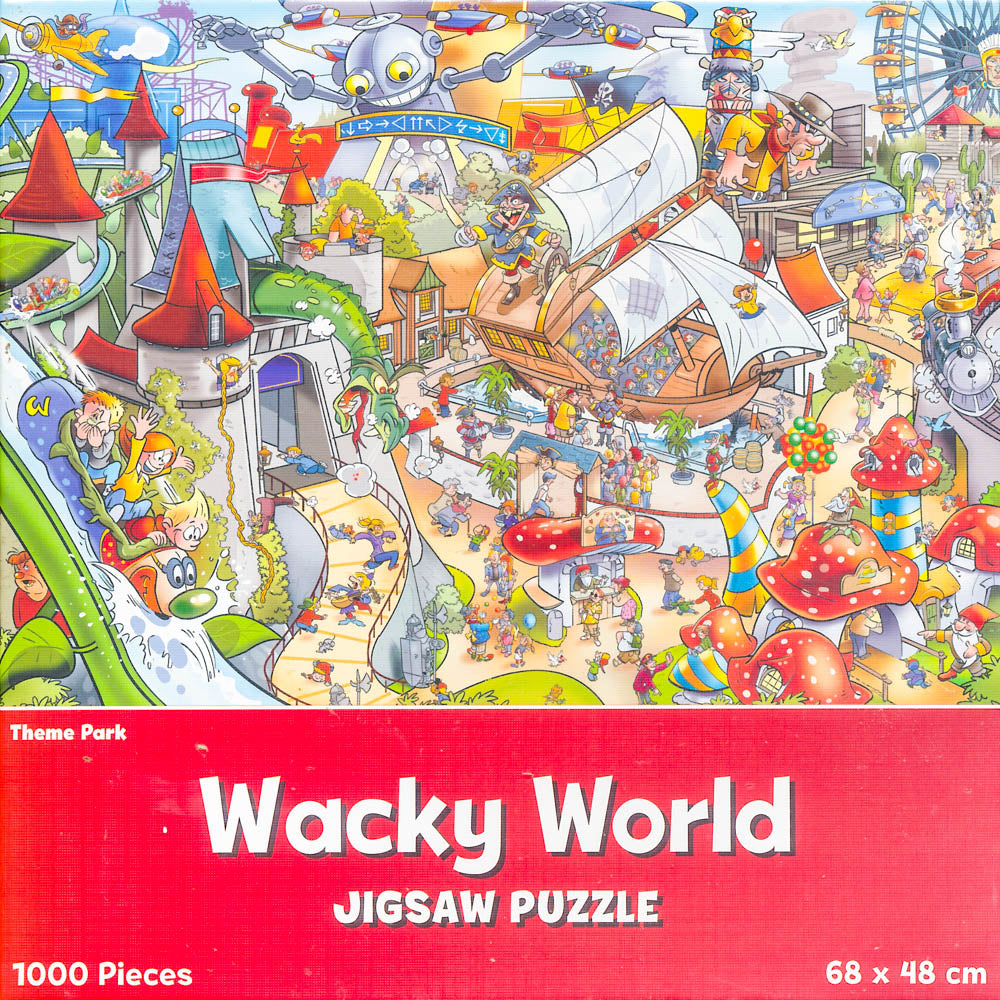 Wacky World - Theme Park 1000 Piece Jigsaw Puzzle | I Love Puzzles
