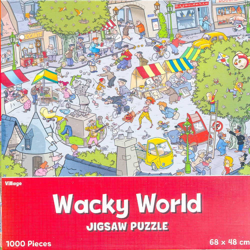 Wacky World - Village 1000 Piece Jigsaw Puzzle | I Love Puzzles