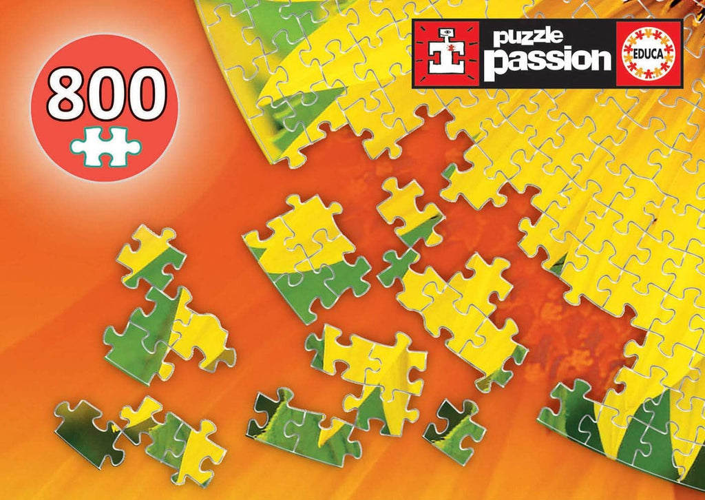 Educa - Sunflower Round Puzzle Jigsaw Puzzle (800 Pieces) | I Love Puzzles