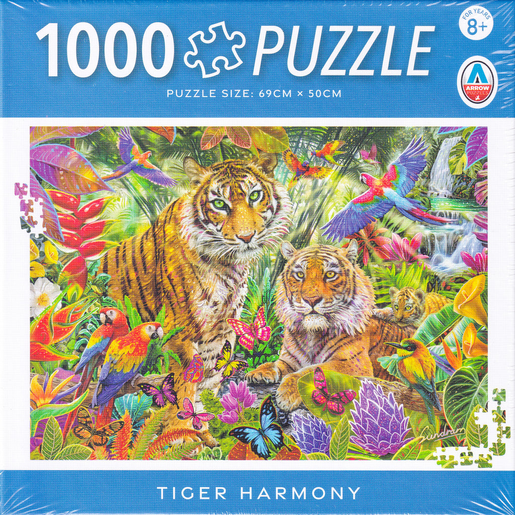 Arrow Puzzles - Fantastic Animals - Tiger Harmony by Steve Sundram Jig ...