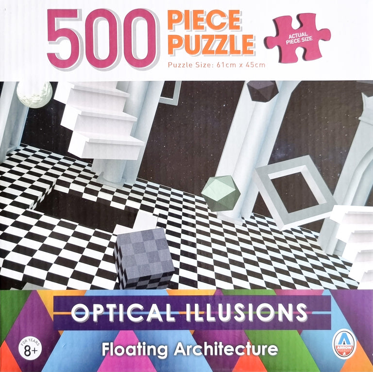 Arrow Puzzle - Optical Illusions - Floating Architecture 500 Piece Jig ...