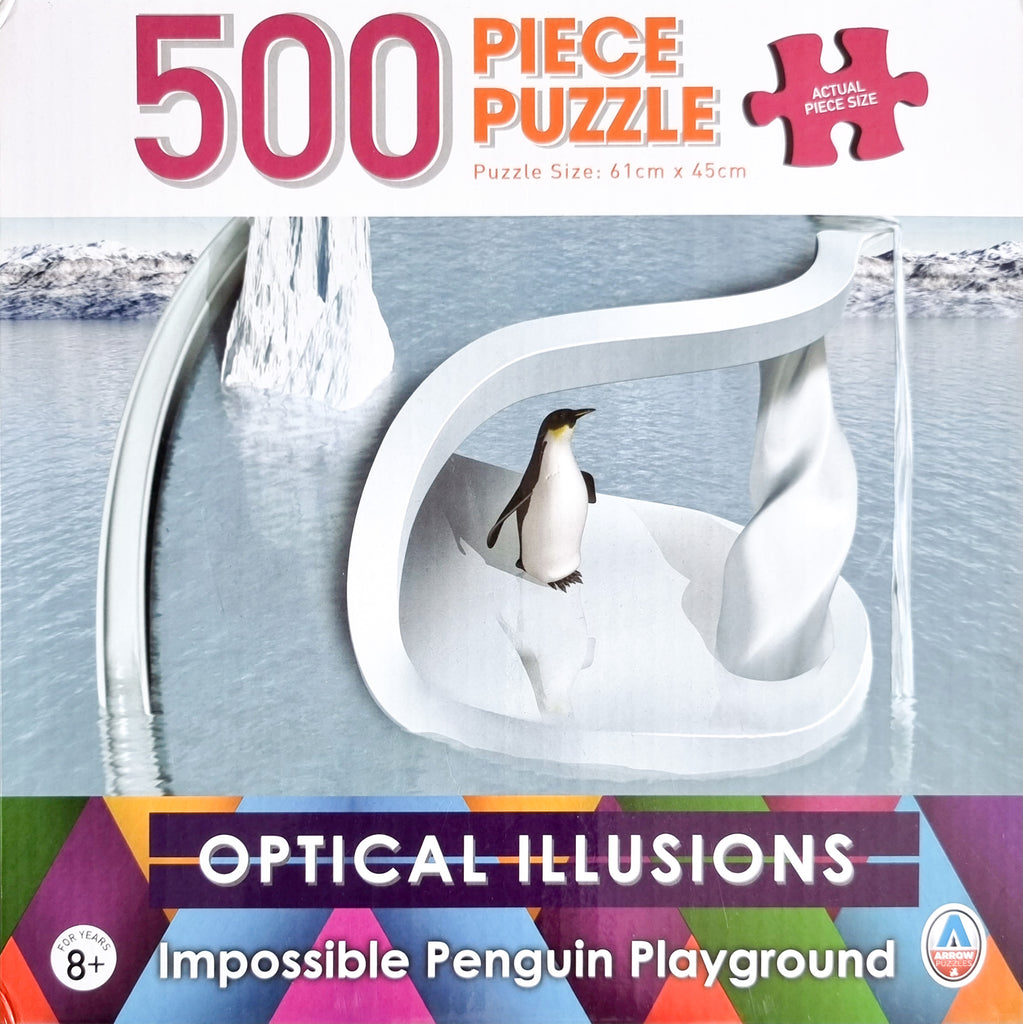 Arrow Puzzle - Optical Illusions - Impossible Penguin Playground 500 P ...
