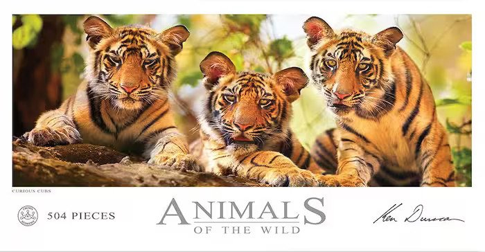 Ken Duncan - Animals of the Wild - Curious Cubs 504 Piece Jigsaw Puzzl ...
