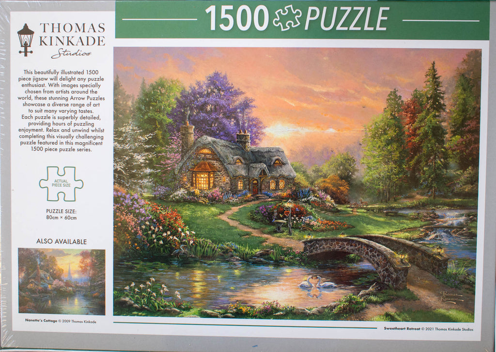 Arrow Puzzles - Sweetheart Retreat by Thomas Kinkade Jigsaw Puzzle (15 ...