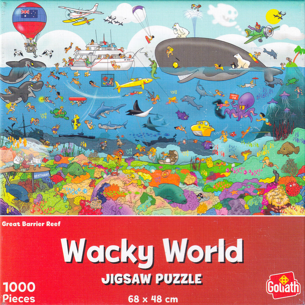 Wacky World - Great Barrier Reef 1000 Piece Jigsaw Puzzle | I Love Puzzles