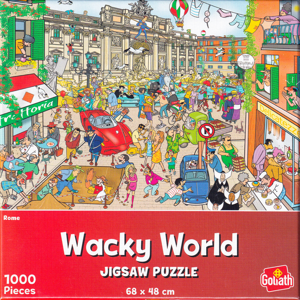 Wacky World - Rome 1000 Piece Jigsaw Puzzle | I Love Puzzles