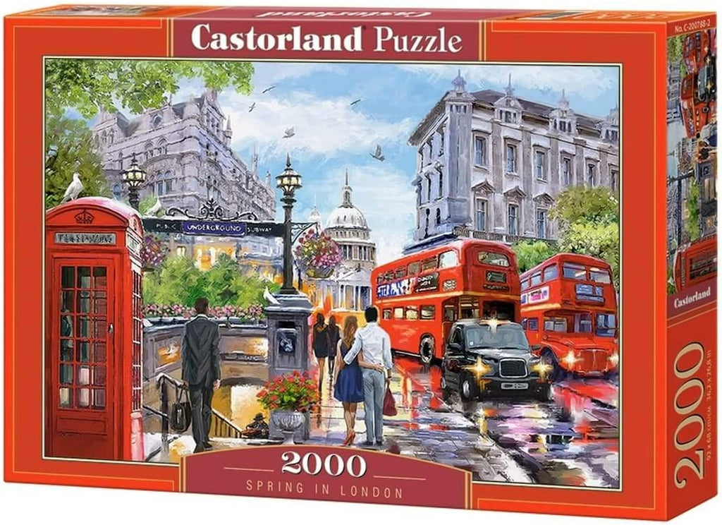 Castorland - Spring In London Jigsaw Puzzle (2000 Pieces) | I Love Puzzles