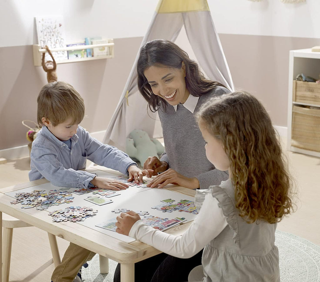 Educa - 4 Progressive Puzzles: Heroes In Action 20+40+60+80pc Jigsaw P ...