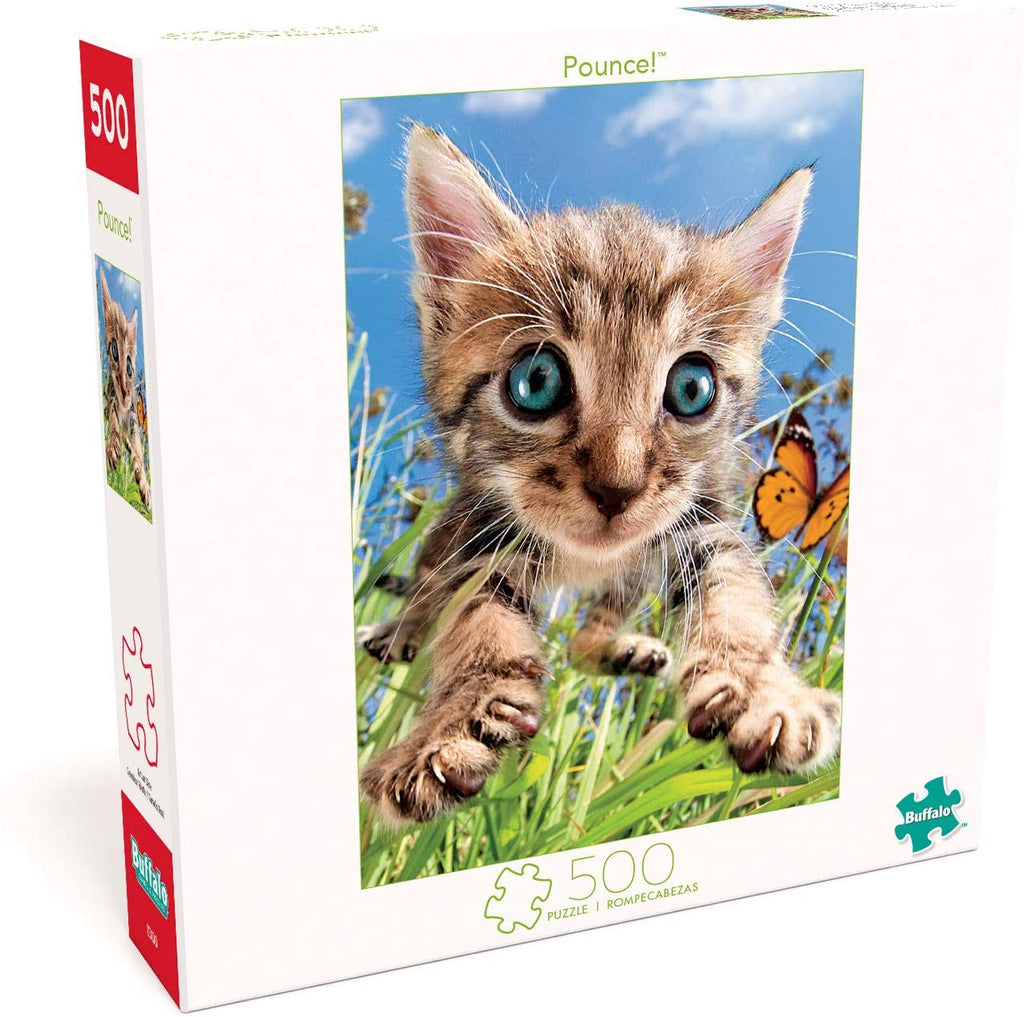 Buffalo Games - Earthpix Collection - Pounce! - 500 Piece Jigsaw Puzzl ...