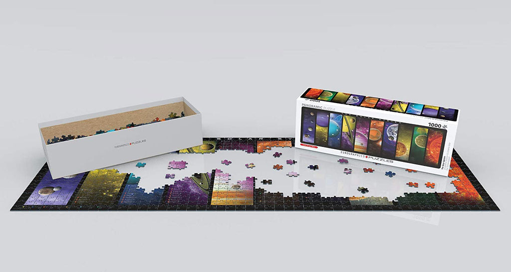 EuroGraphics - Solar System Panoramic Jigsaw Puzzle (1000 Pieces) | I ...