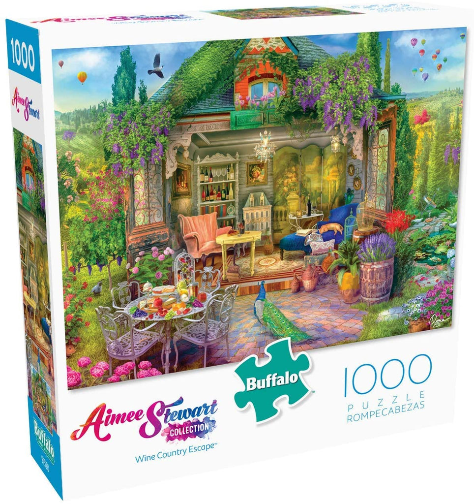 Buffalo Games - Aimee Stewart - Wine Country Escape - 1000 Piece Jigsa ...