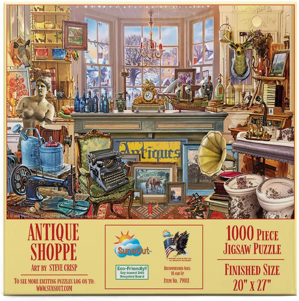 Sunsout - Antique Shop Jigsaw Puzzle (1000 Pieces) | I Love Puzzles