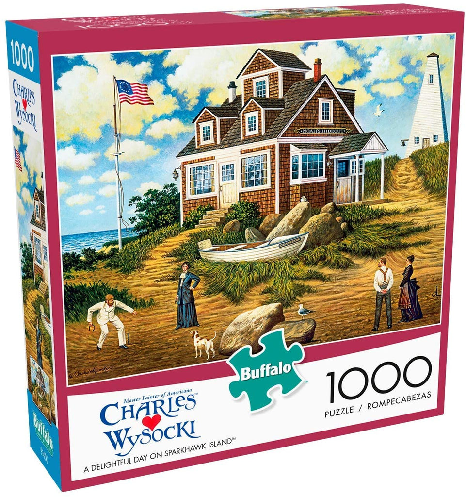 Buffalo Games - Charles Wysocki - A Delightful Day on Sparkhawk Island ...