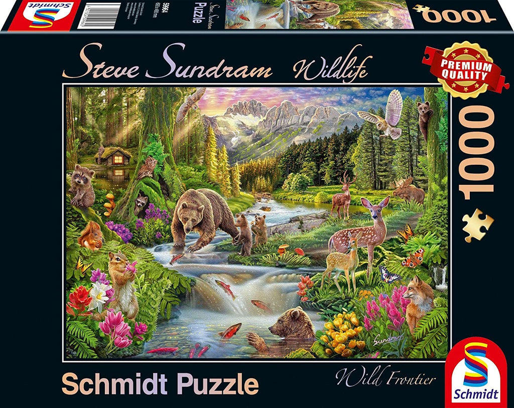 Schmidt - Wild Frontier Forest Anima by Steve Sundram Jigsaw Puzzle (1 ...