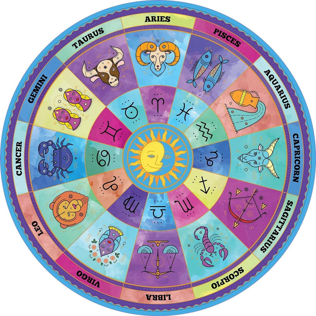 Peter Pauper Press - Zodiac Round Jigsaw Puzzle (1000 Pieces) | I Love ...