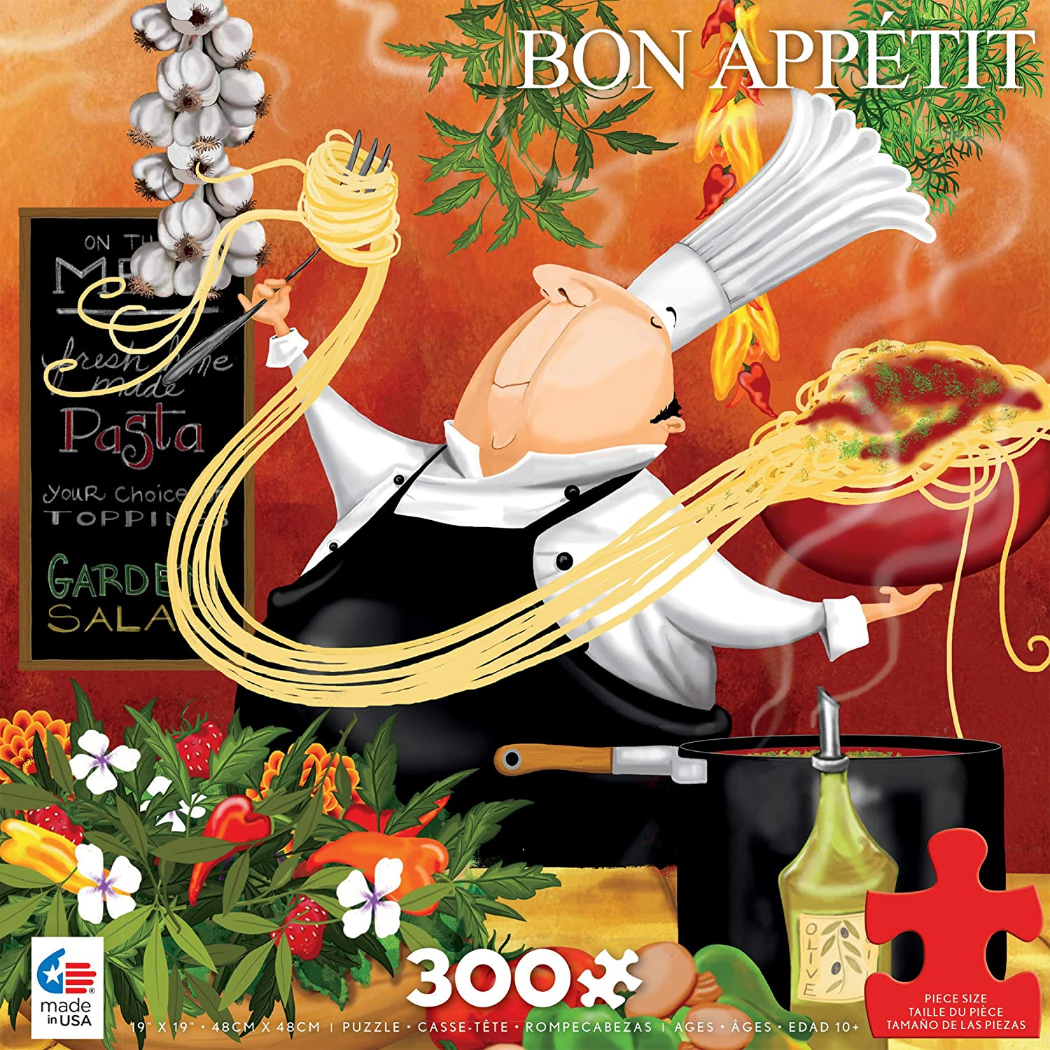 Ceaco Bon Appetit What's Cooking Jigsaw Puzzle, 300 Pieces | I Love Puzzles