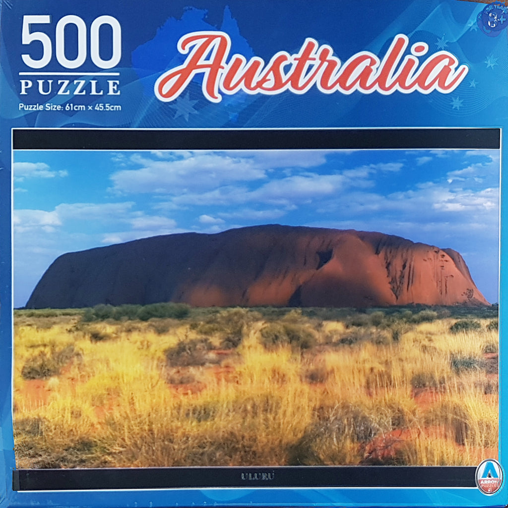 Arrow Puzzle - Australia - Uluru 500 Piece Jigsaw Puzzle Large Piece ...