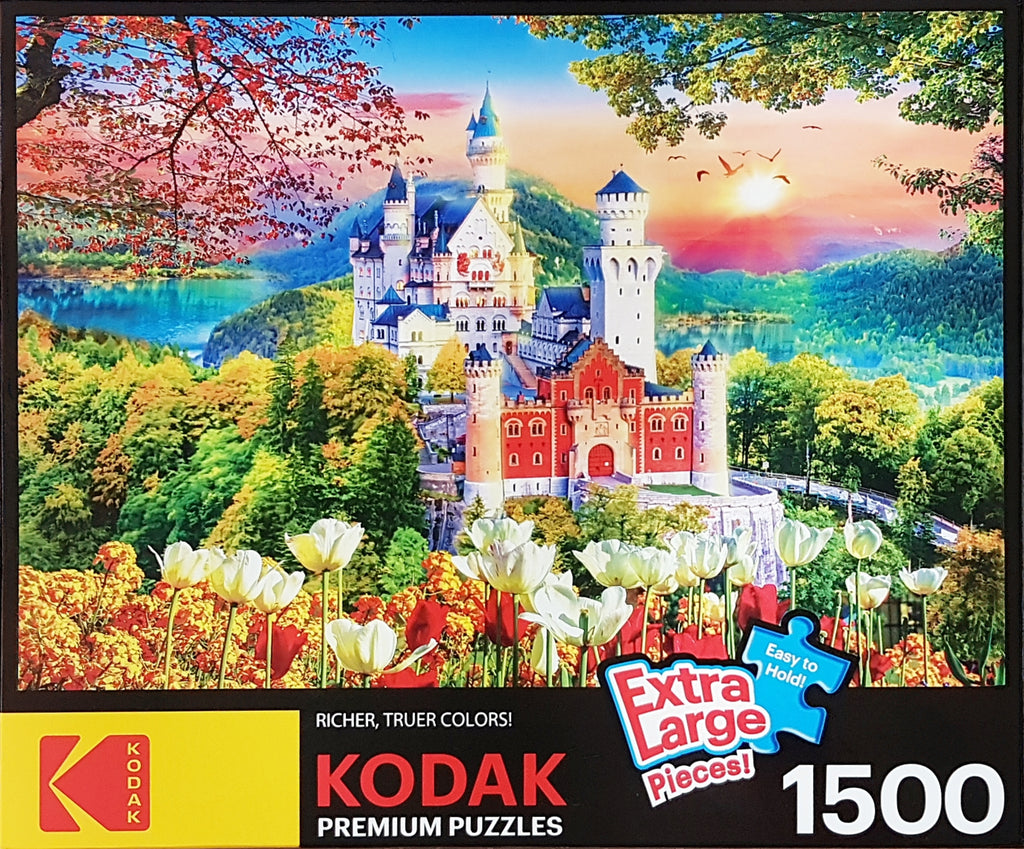 Kodak Premium Puzzles - Famous Neuschwanstein Medieval Castle, Germany ...