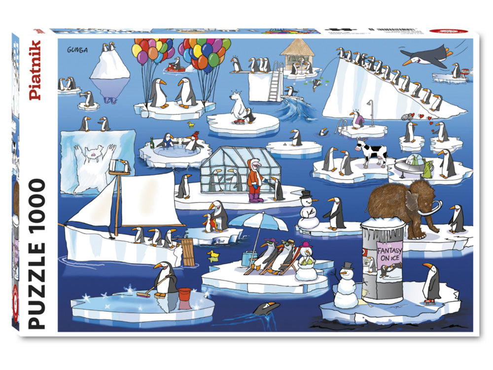 Piatnik - Gunga, Everyday Antarctic Life Jigsaw Puzzle (1000 Pieces ...