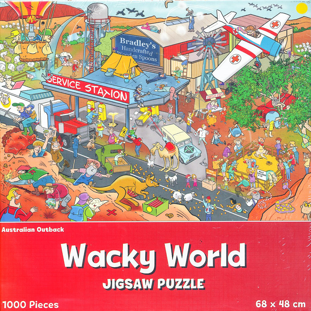 Wacky World - Australian Outback 1000 Piece Jigsaw Puzzle | I Love Puzzles