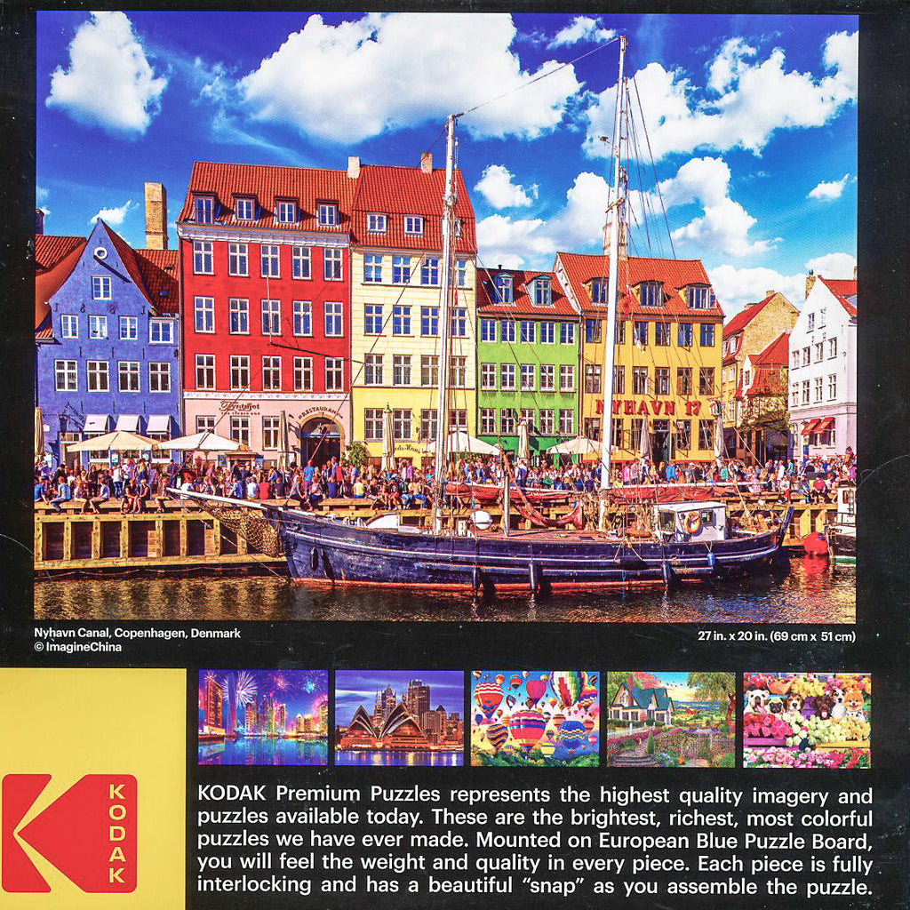 Kodak Premium Puzzles - Nyhavn Canal, Copenhagen, Denmark Jigsaw Puzzl ...