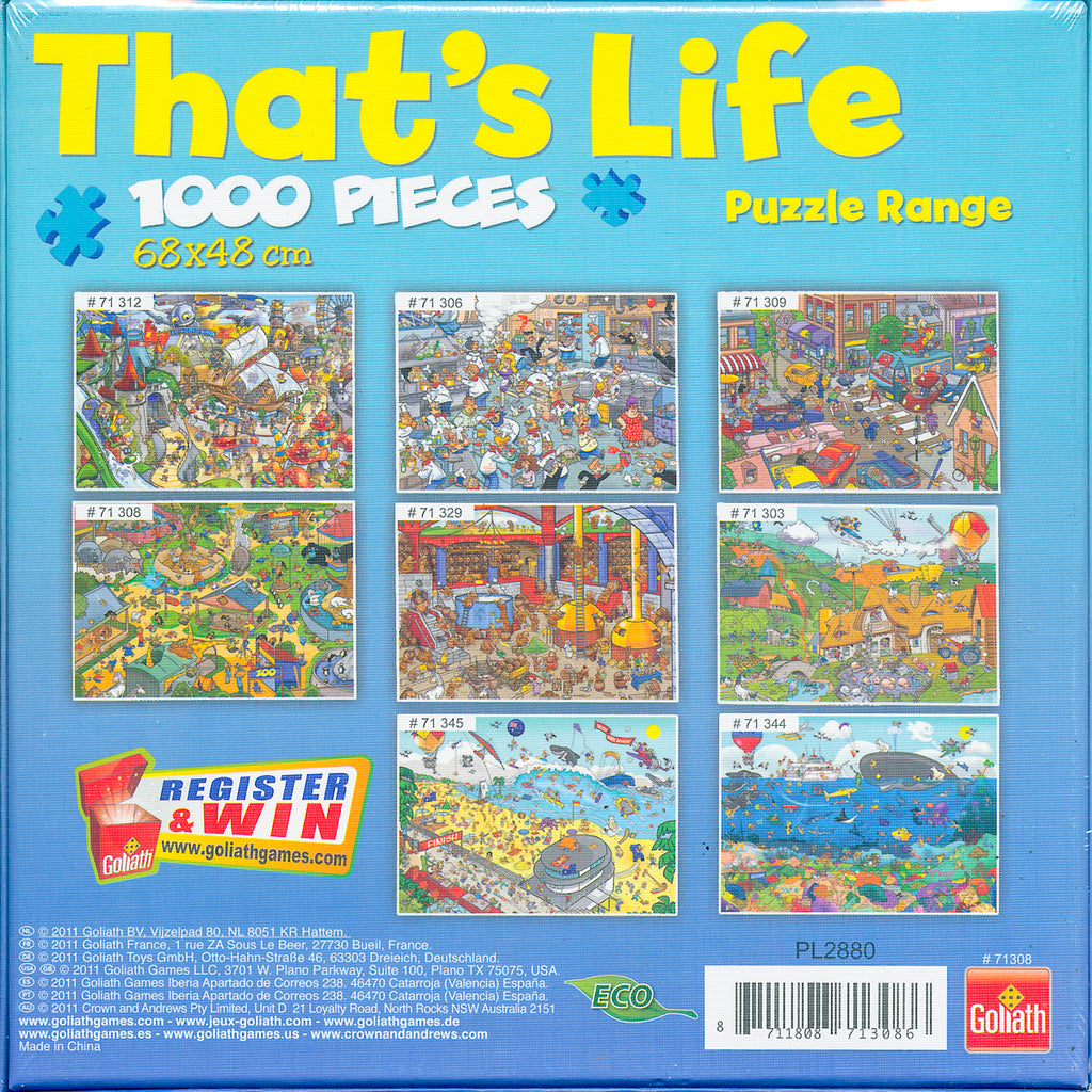 Goliath Games - That's Life - Zoo Jigsaw Puzzle (1000 Pieces) | I Love ...
