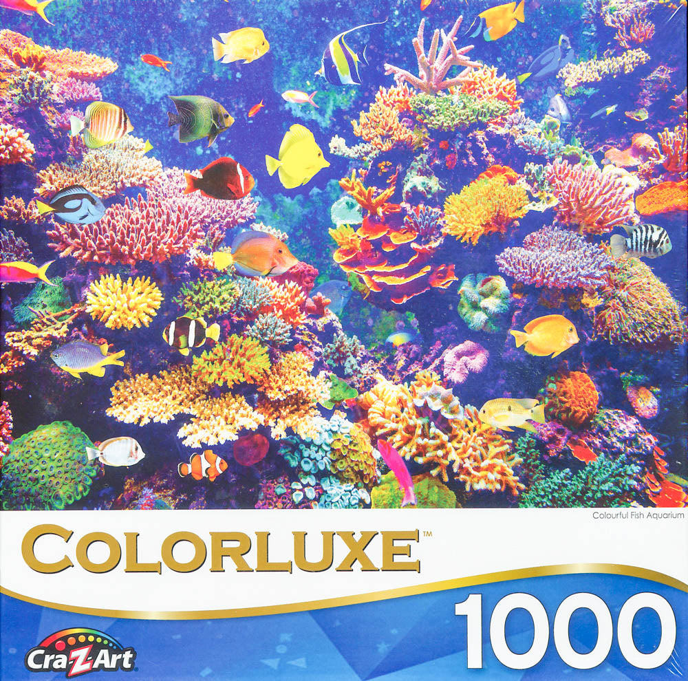 Colorluxe - Colourful Fish Aquarium 1000 Piece Jigsaw Puzzle | I Love ...